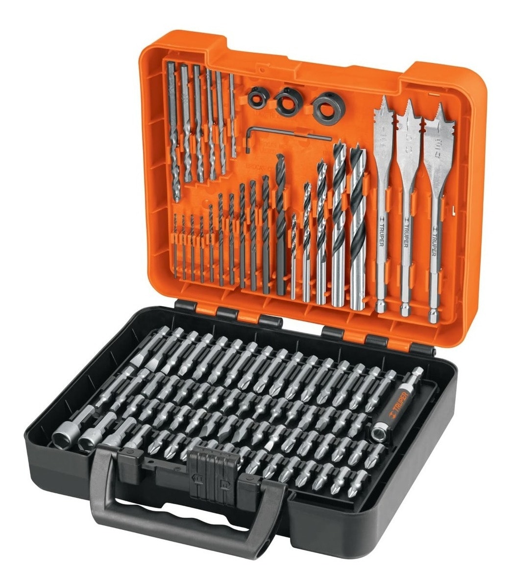 Juego De Brocas Y Puntas 100 Piezas Truper 100872 | Coppel.com Juego De Brocas Y Puntas 100 Piezas Truper 100872 | Coppel.com